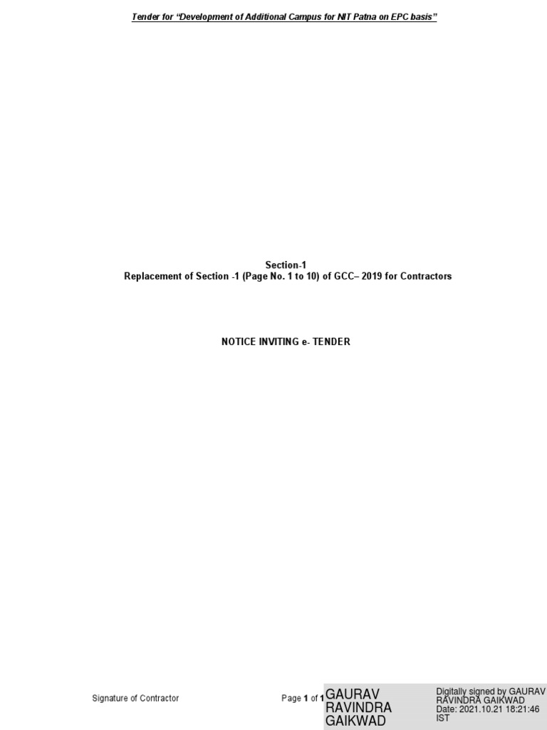 NIT Patna Bihta Campus | PDF | Joint Venture | Mergers And Acquisitions