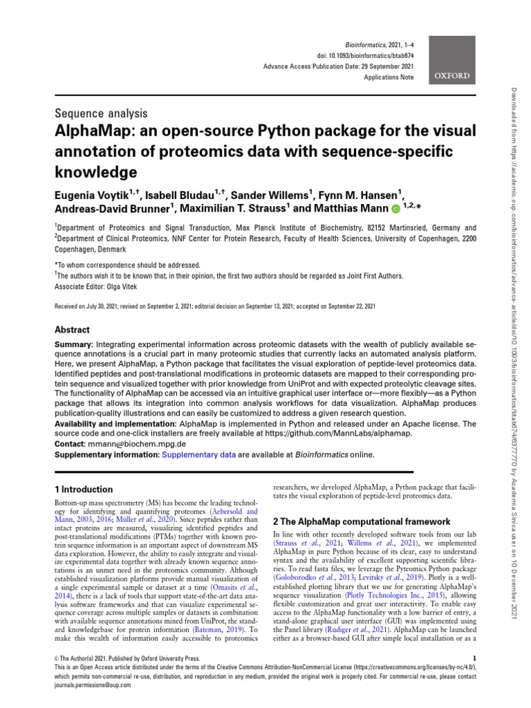 AlphaMap An Open-Source Python Package For The Visual Annotation of ...