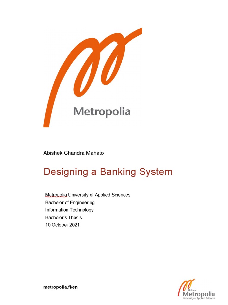Designing A Banking System | PDF | Use Case | Databases