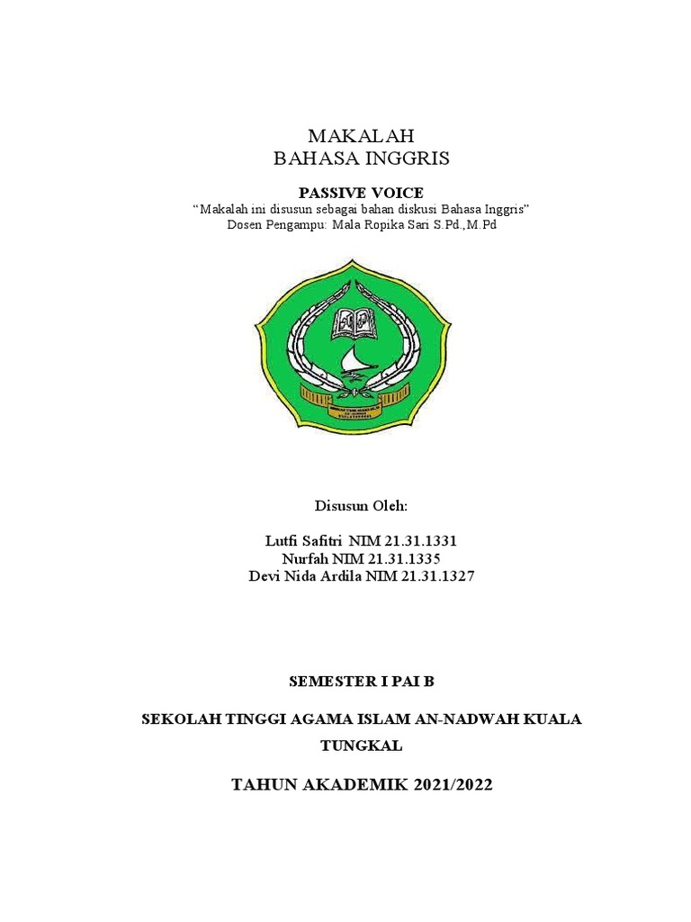 MAKALAH Bahasa Inggris | PDF