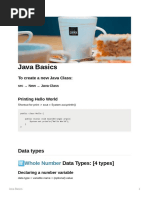 061 Java Cheat Sheet | PDF