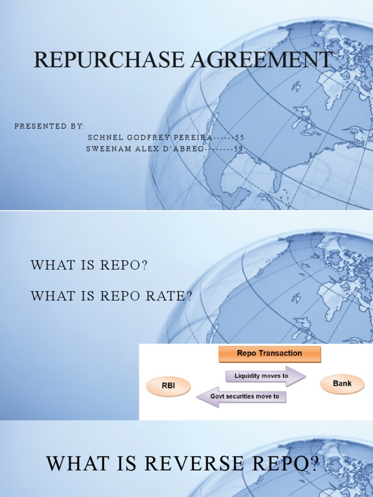 Repurchase Agreement | PDF