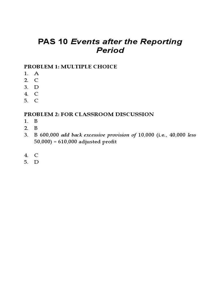 Sol Man - Pas 10 Events After The Reporting Period | PDF