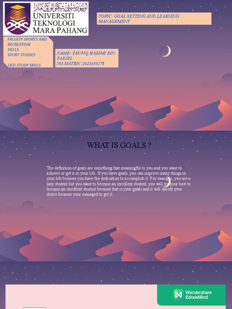 Effective Goal Setting for Students | PDF