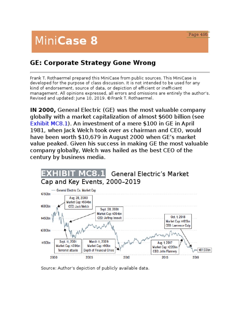 General Electric Case | PDF | General Electric | Systemically Important Financial Institution