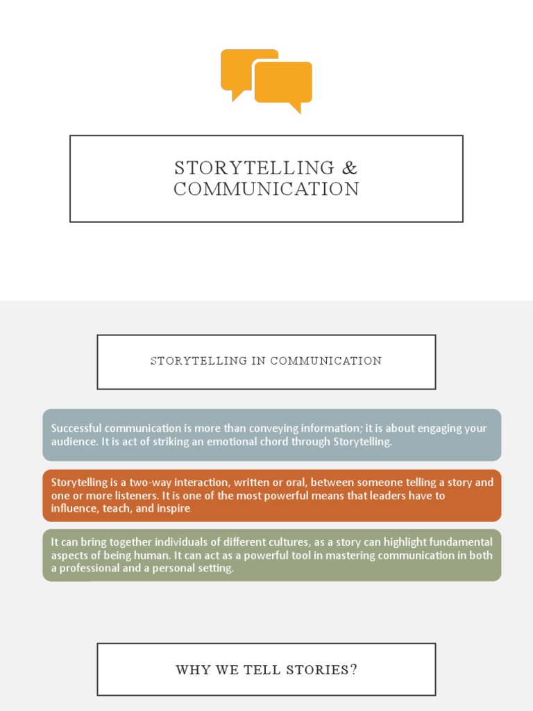 Storytelling & Communication | Download Free PDF | Storytelling | Cognition