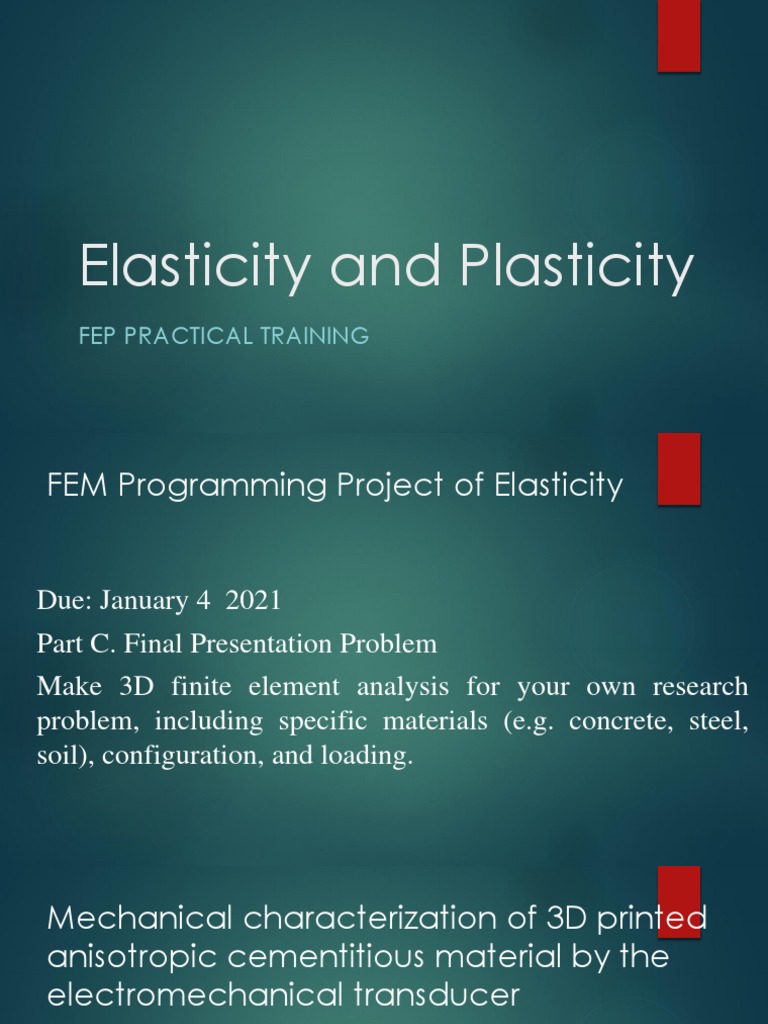 FEM Practical Training of Plasticity01 | PDF | 64 Bit Computing | Computing