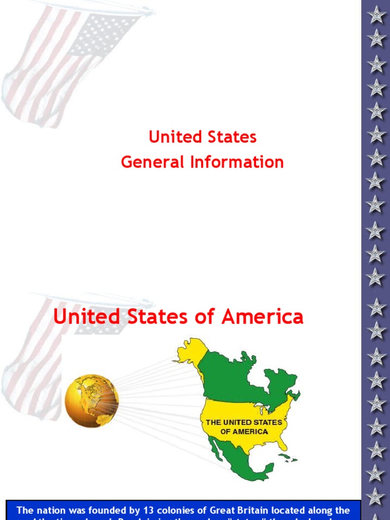 United States General Information | PDF | The United States | Eastern ...