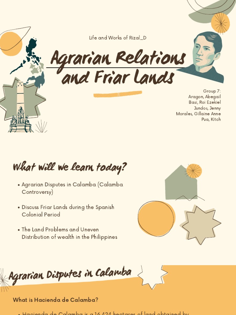 Agrarian Relations and Friar Lands | PDF | Spanish Empire | New Spain