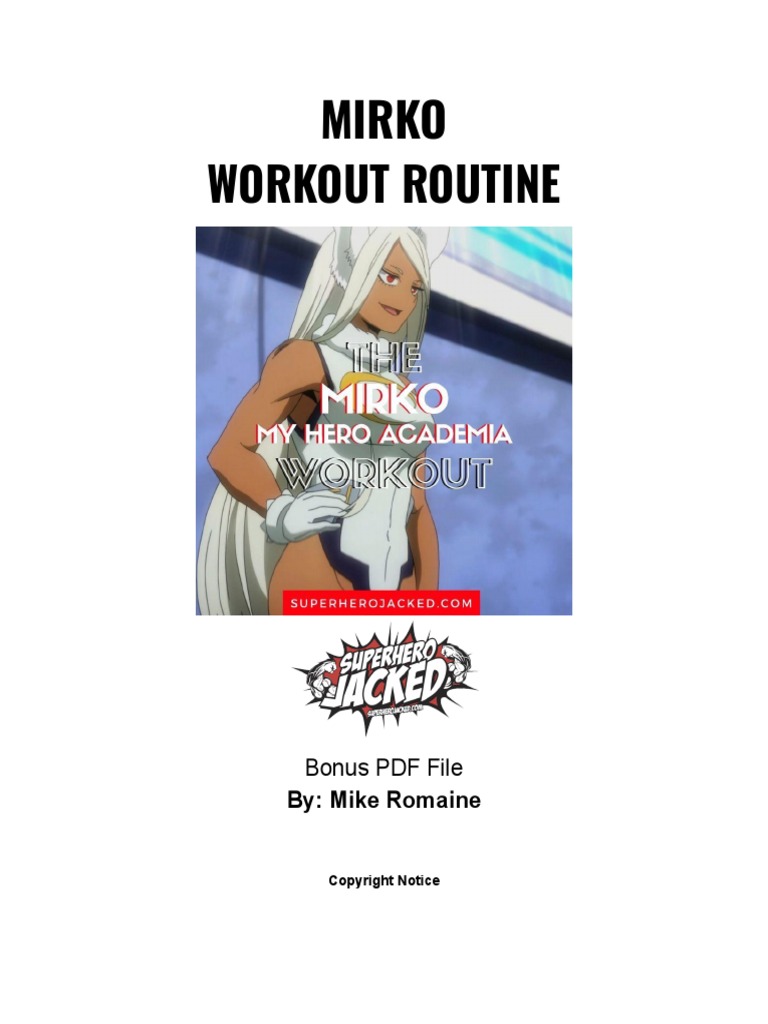 Mirko Workout PDF | PDF | Physical Exercise | Recreation