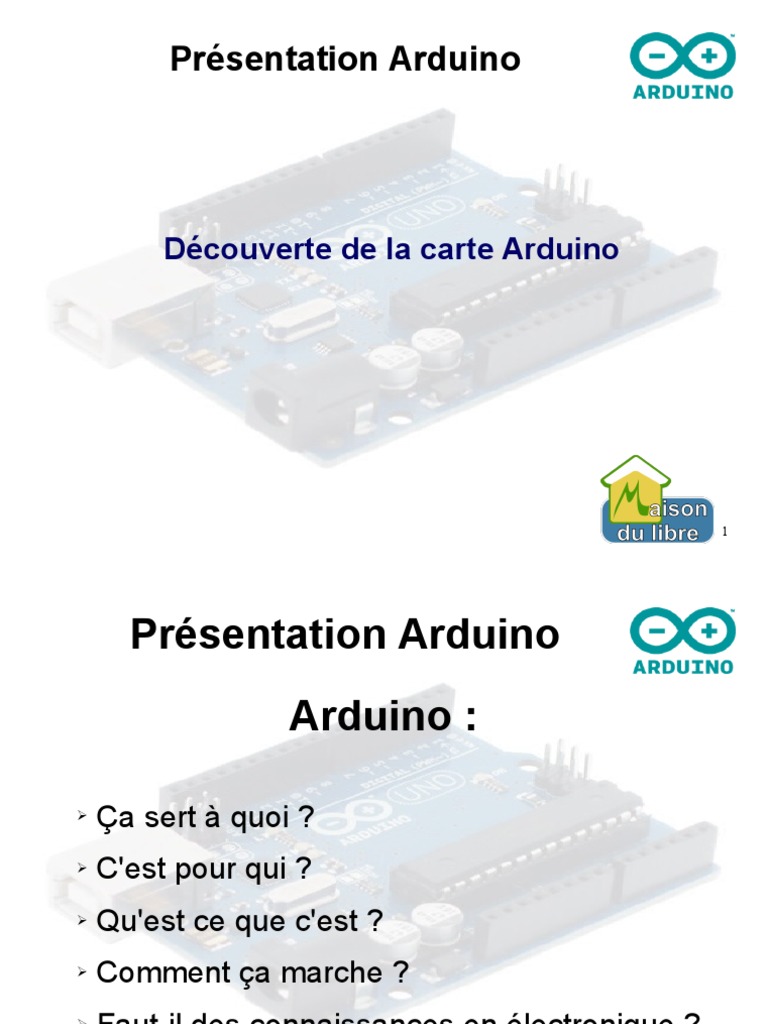 Presentation Arduino | Descargar gratis PDF | Arduino | Système d'exploitation