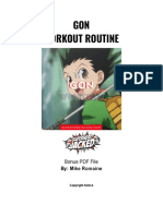 Katsuki Bakugo Workout PDF | PDF | Strength Training | Physical Fitness