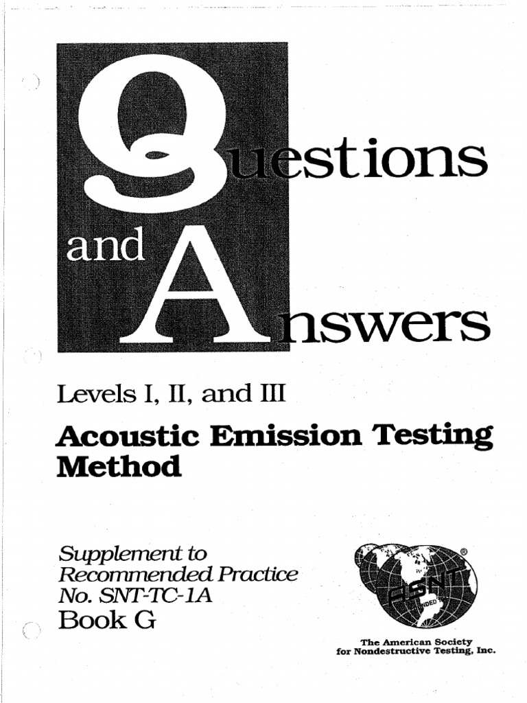 Question and Answer For Acoustic Emission Testing Method | PDF
