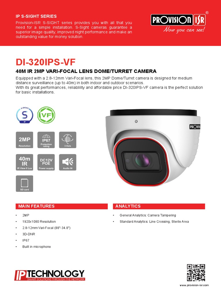 DI-320IPS-VF: 40M Ir 2Mp Vari-Focal Lens Dome/Turret Camera | PDF ...