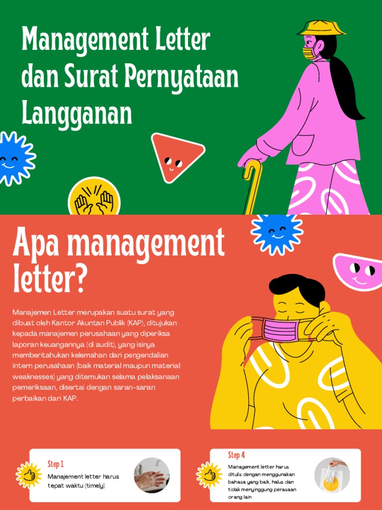 Management Letter Dan Surat Pernyataan Langganan | PDF