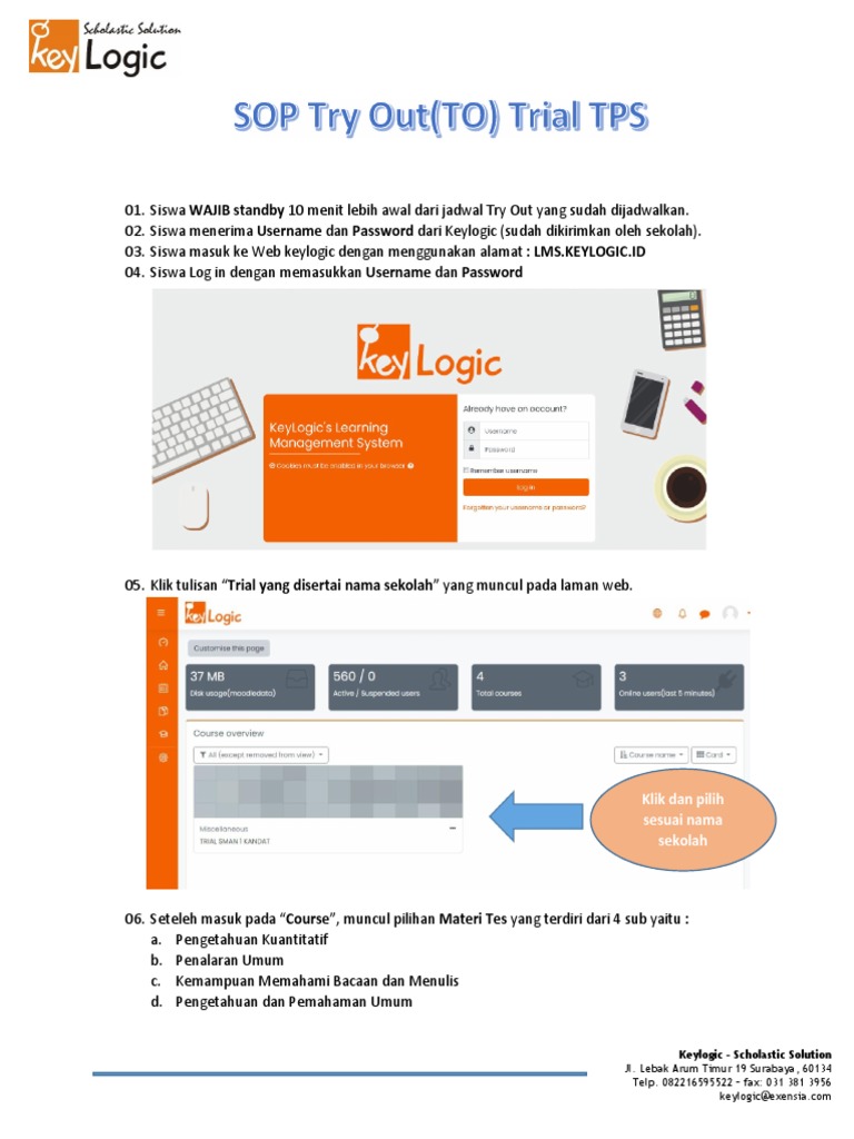 SOP Try Out (TO) Trial TPS | PDF