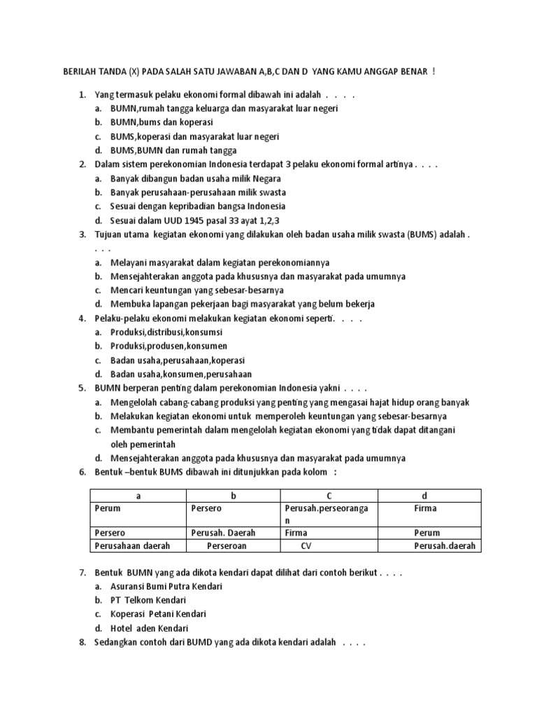 Soal PTK Make A Macth | PDF