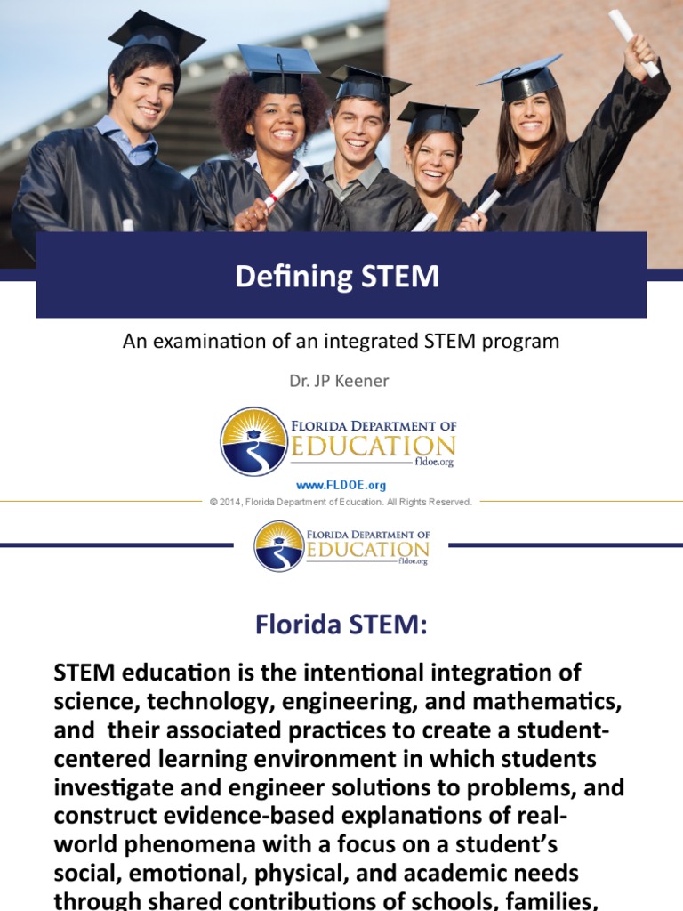 Defining STEM: An Examination of An Integrated STEM Program | PDF ...