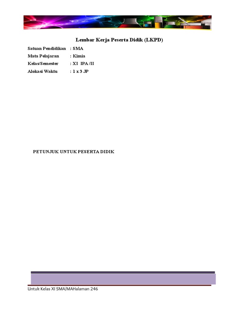 LKPD Larutan Penyannga Iwef Fix | PDF