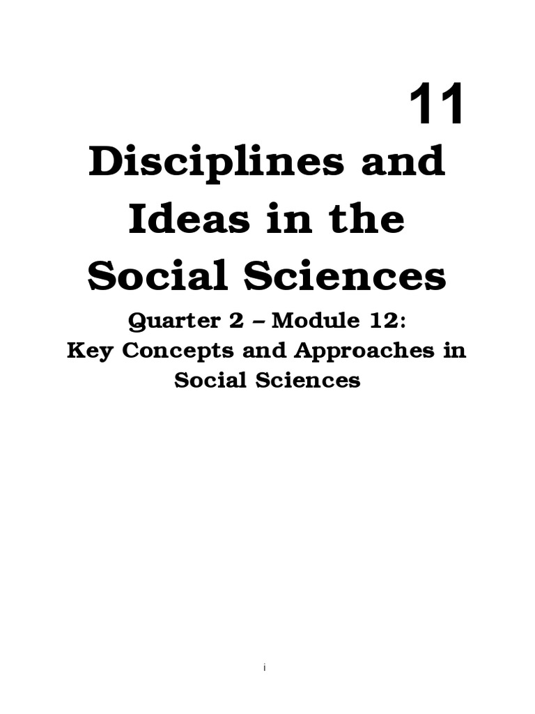 DISS Module Week 12 ADM FINAL | PDF | Phenomenology (Philosophy ...