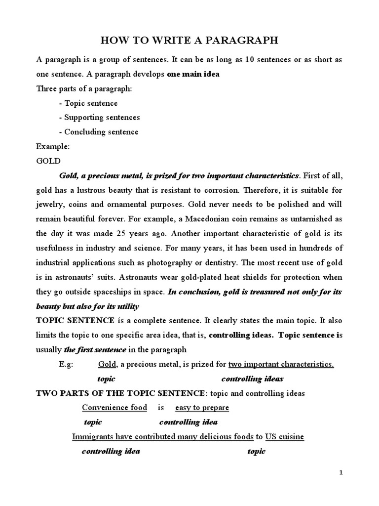 How To Write A Paragraph (Edited) | PDF | Blu Ray | Dvd