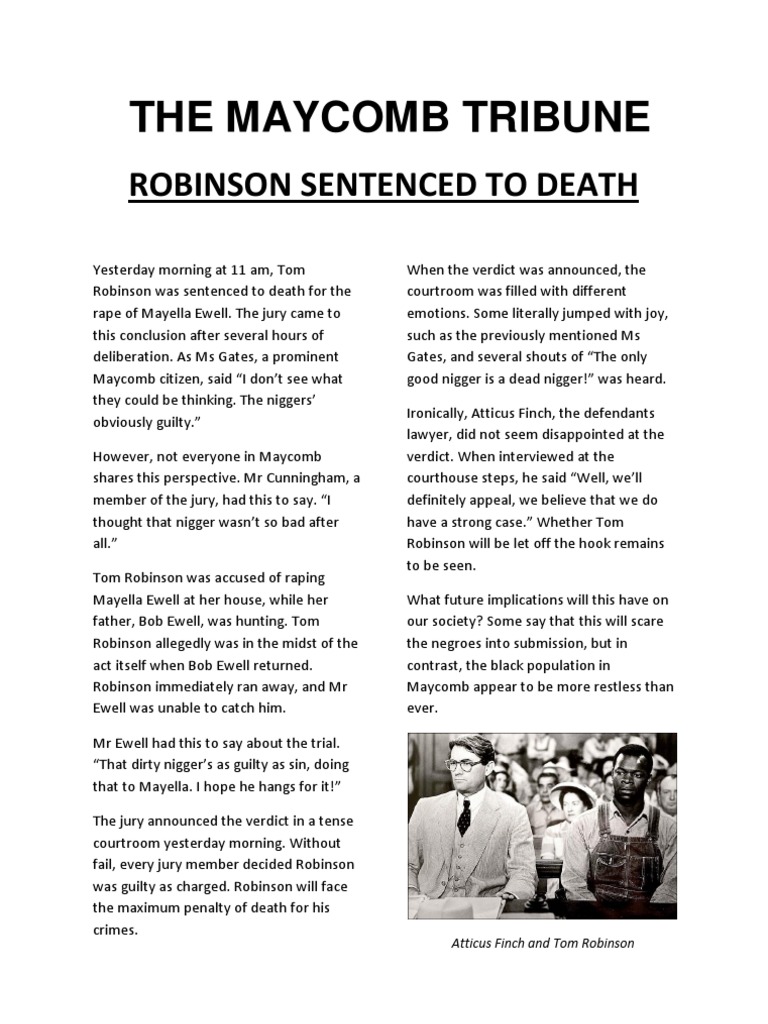Maycomb Jury Convicts Robinson | PDF