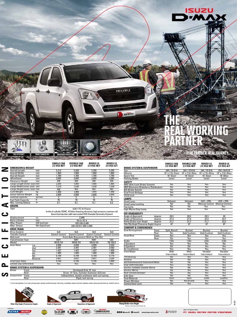 2020 Dmax Flier | PDF | Four Wheel Drive | Vehicles