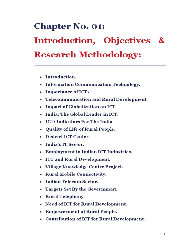 Role of It in Rural Development | PDF | Information And Communications ...