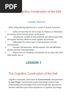 The Self As Cognitive Construct | PDF | Self | Identity (Social Science)