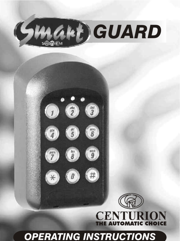 CS44 1029.D.01.0001 3 Smartguard Manual | PDF | Switch | Relay