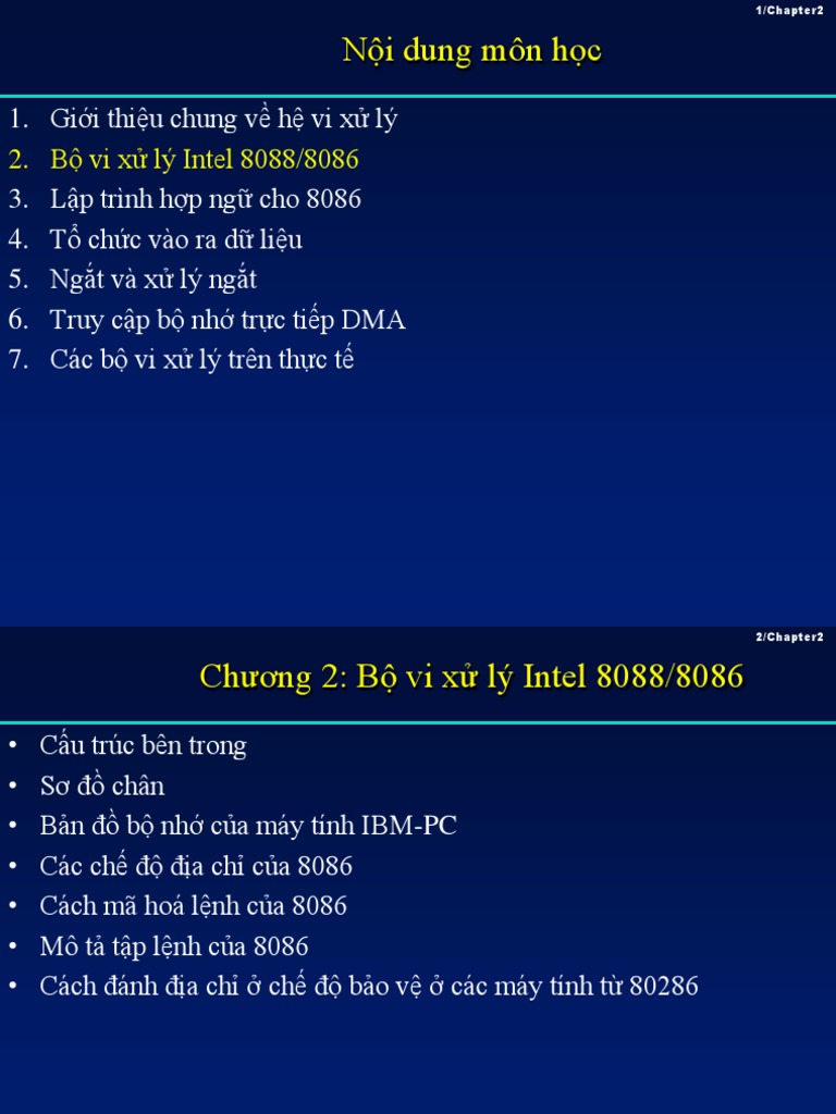 02 Intel 8088 - 8086 | PDF