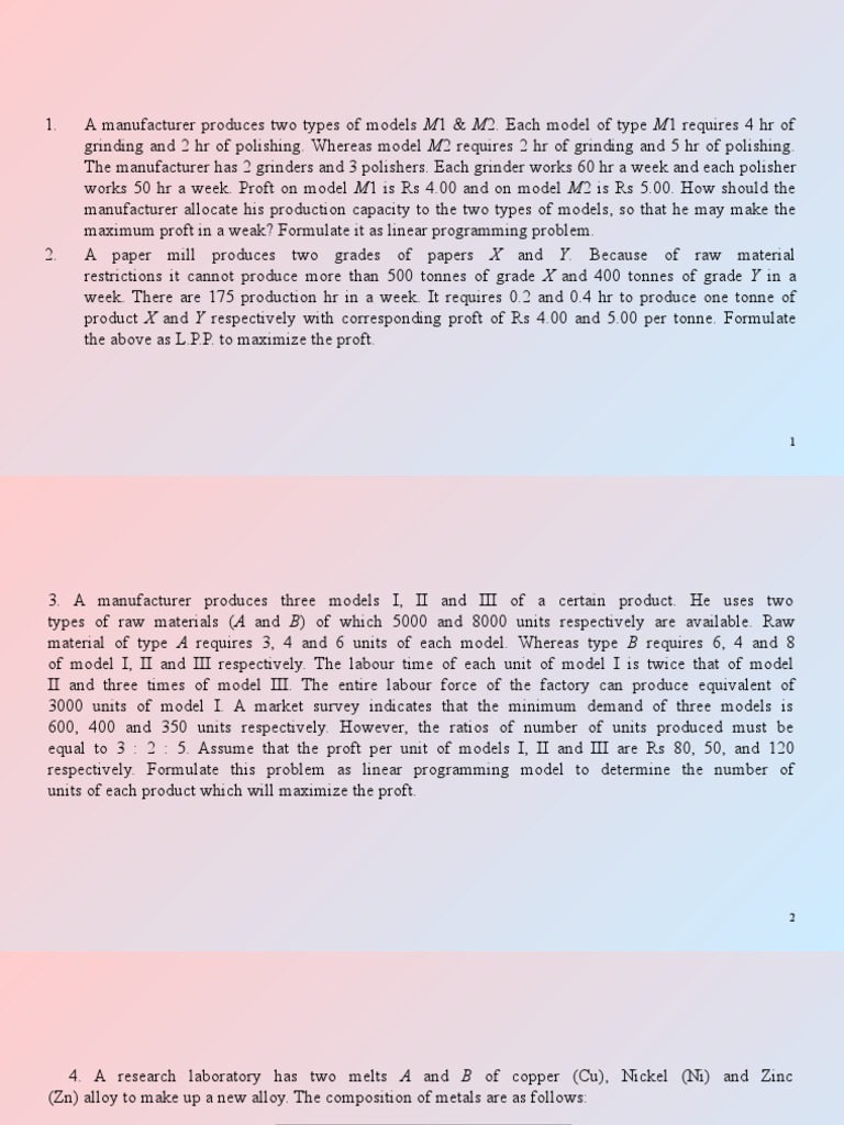 Assignment - Tamanna Mam | PDF | Mill (Grinding) | Copper