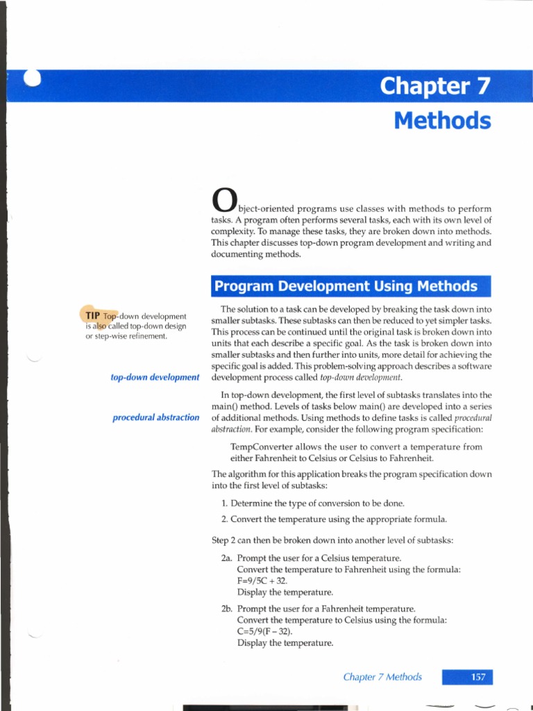 Chapter 07 | PDF | Parameter (Computer Programming) | Method (Computer Programming)