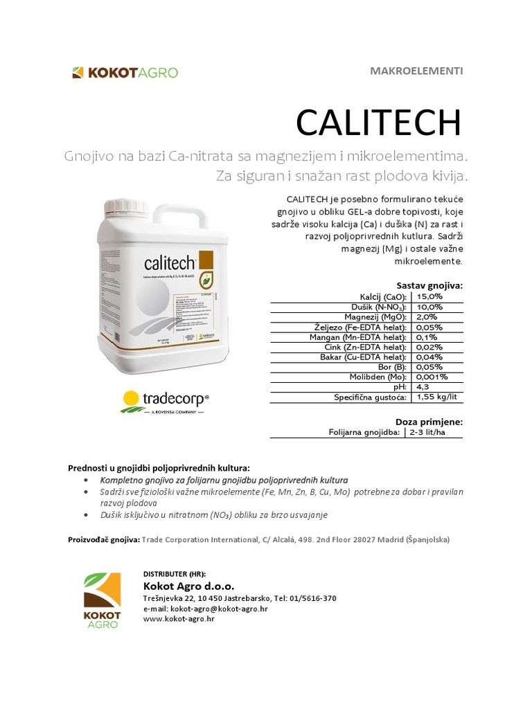 Calitech Katalog 2022 | PDF