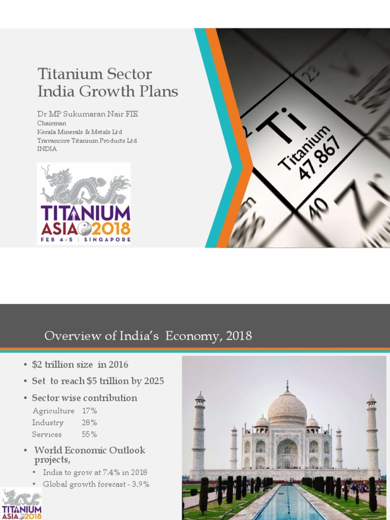 Titanium Sector India Growth Plan | PDF | Titanium | Titanium Dioxide