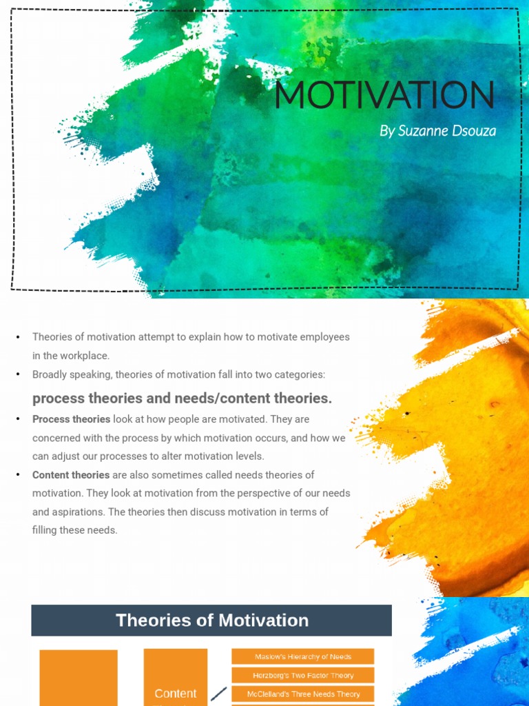Theories of Motivation | PDF | Motivational | Motivation