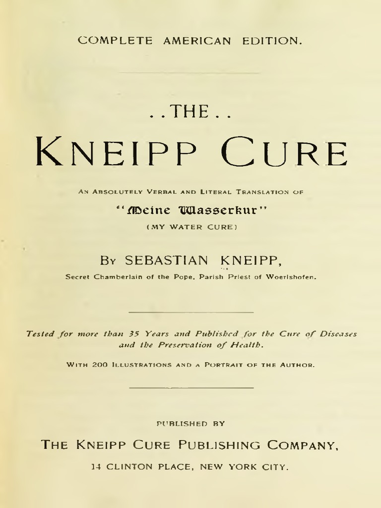 1896 Kneipp The Kneipp Cure | PDF