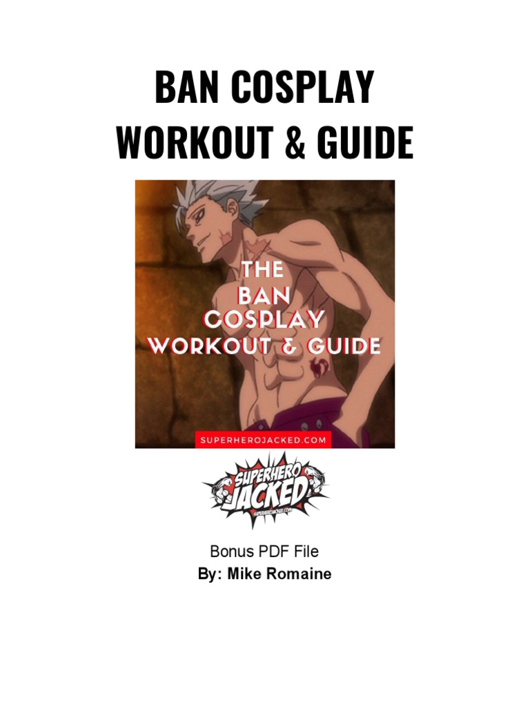 Ban Cosplay Workout Guide PDF 1 | PDF | High Intensity Interval ...
