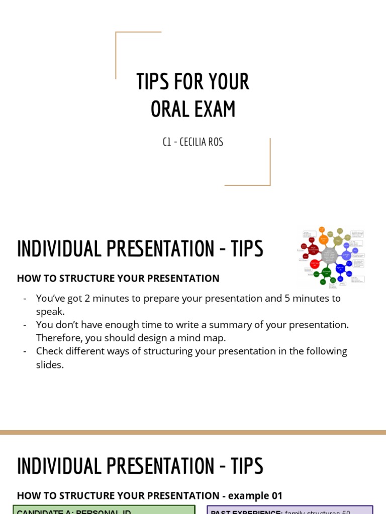 C1 Tips For Your Oral Exam | PDF | Cognition | Cognitive Science