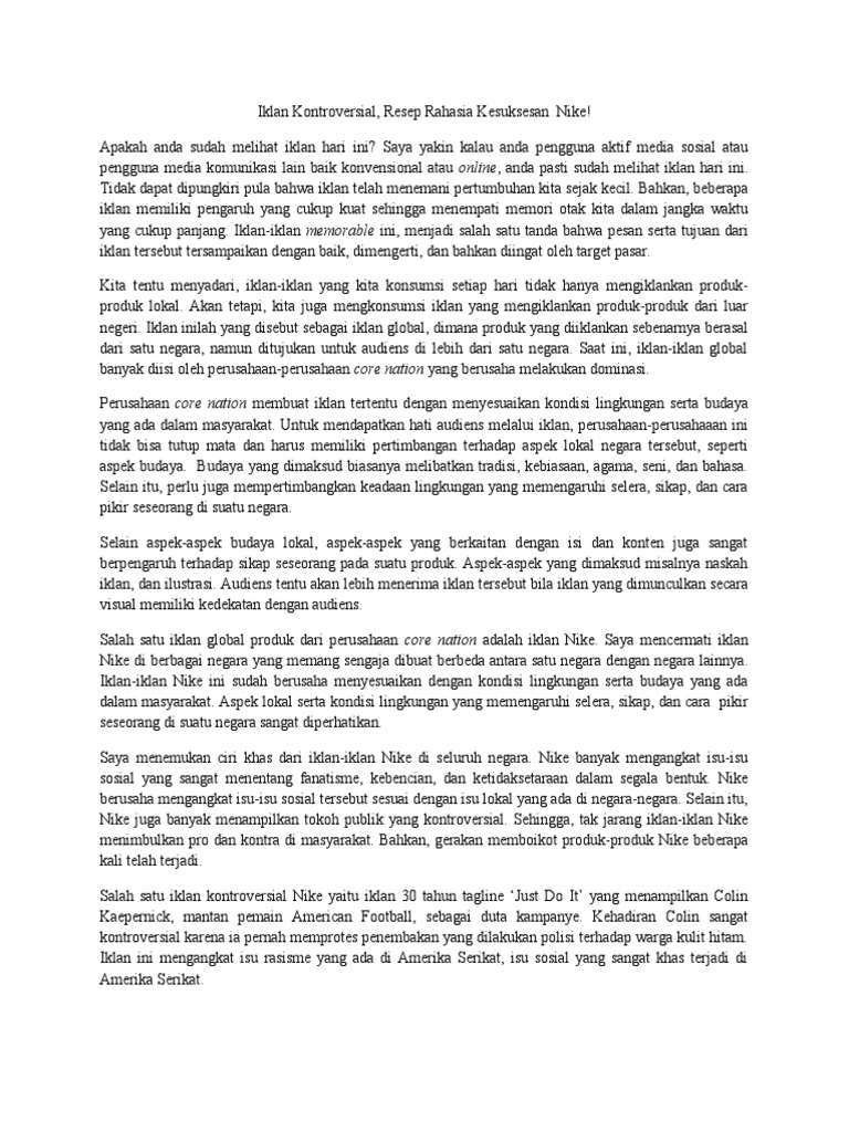 Iklan Kontroversial | PDF