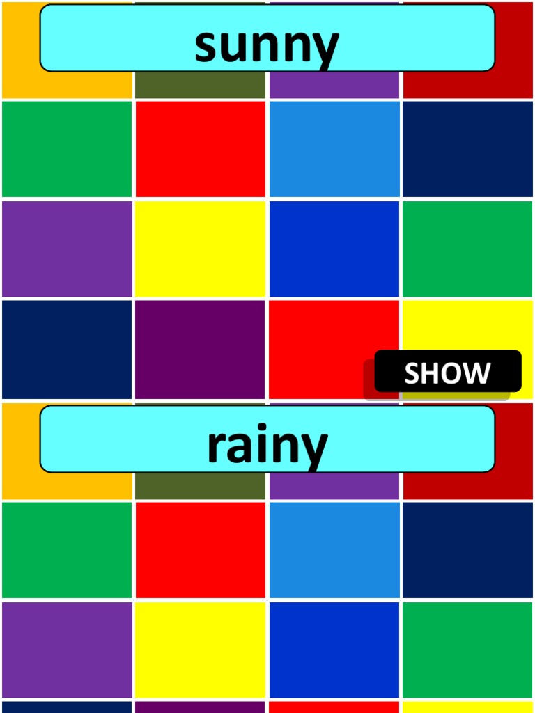 Weather Hidden Picture | PDF