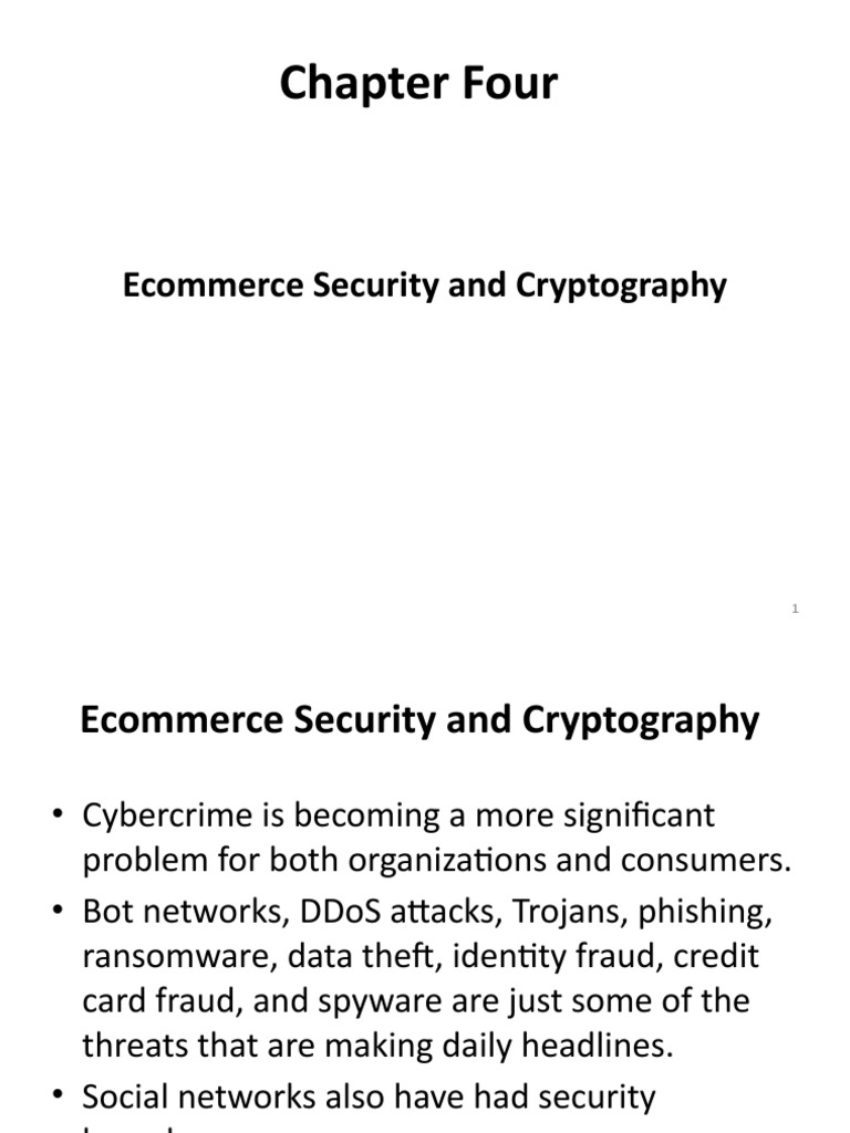 Chapter Four: Ecommerce Security and Cryptography | PDF | Auction ...