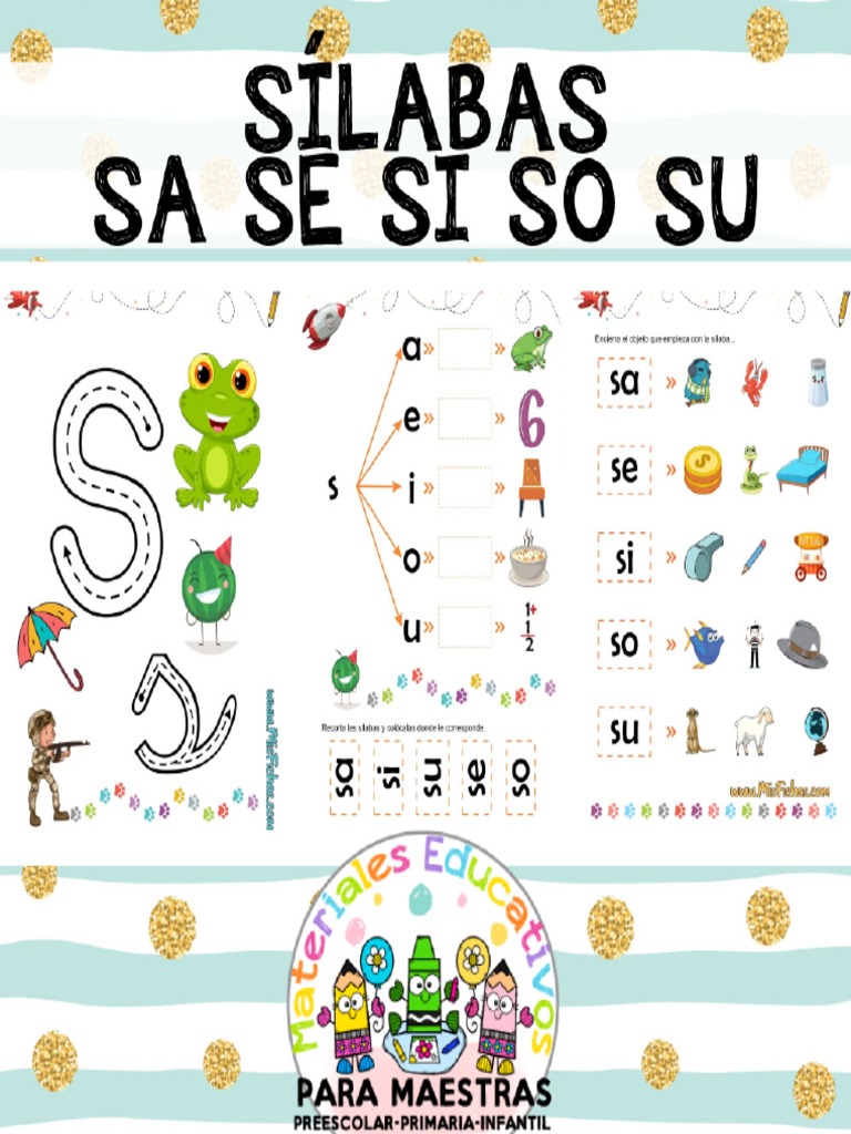 Material para Trabajar Letra S | PDF