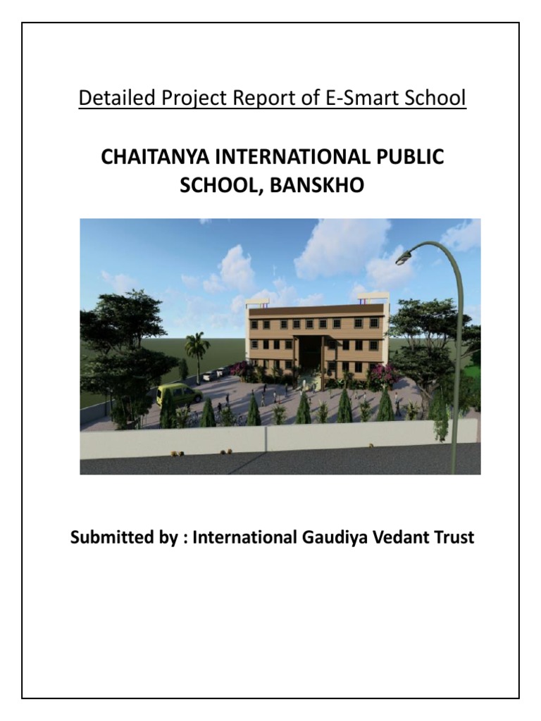 Detailed Project Report 8-9-21 | PDF | Educational Technology | Schools