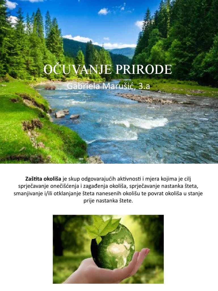 Ocuvanje Prirode | PDF
