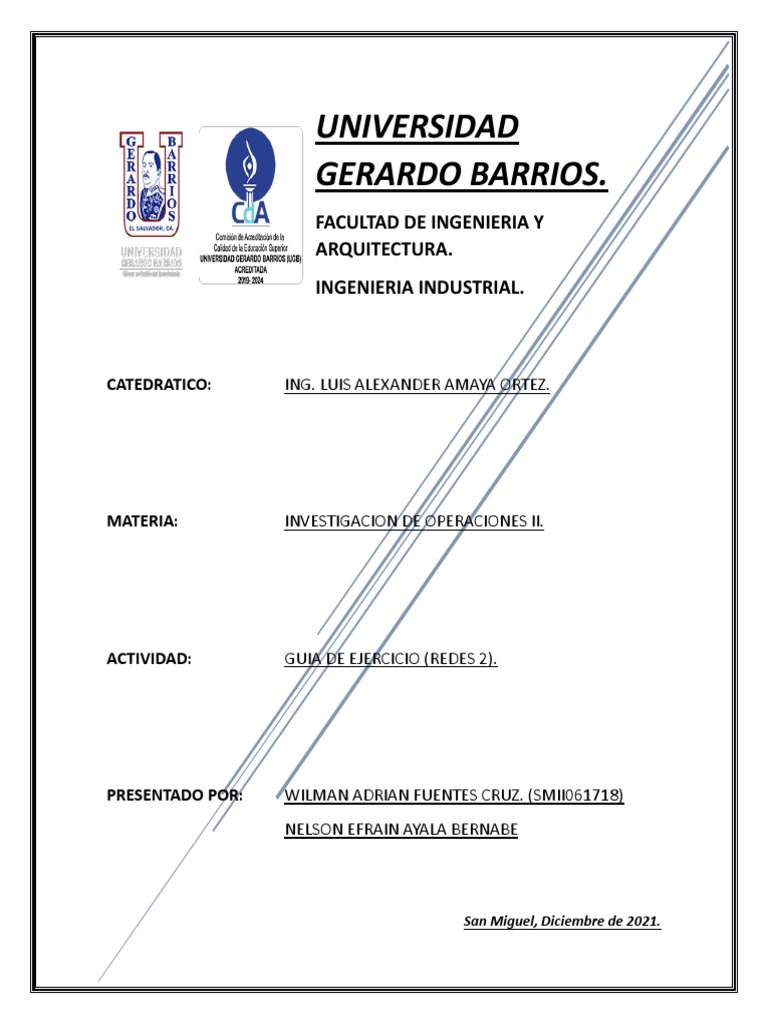 Guía de Ejercicios IOP Redes 2 | PDF