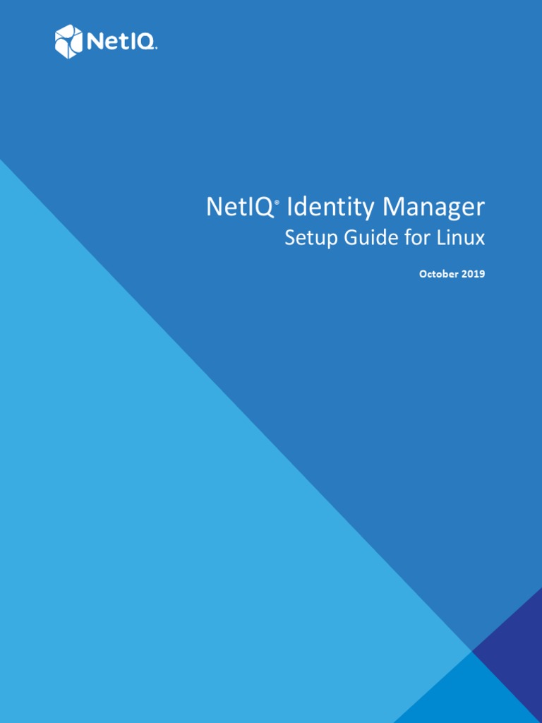 Netiq Identity Manager: Setup Guide For Linux | PDF | Information Age | Information Technology ...