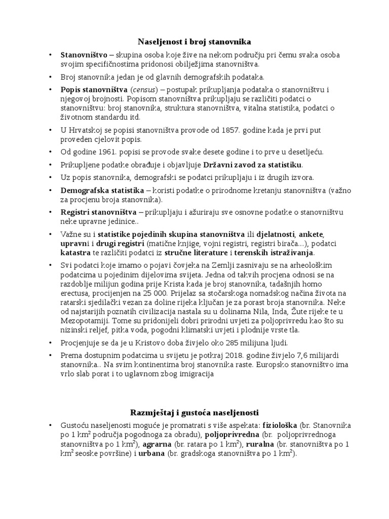 Geografija (2. Razred Gimnazije) | PDF