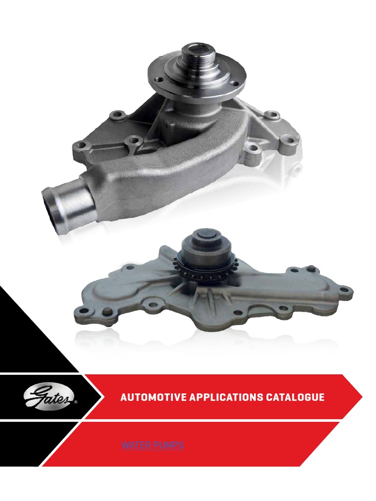 Water Pump App Catalogue | PDF | Vehicles | Motor Vehicle