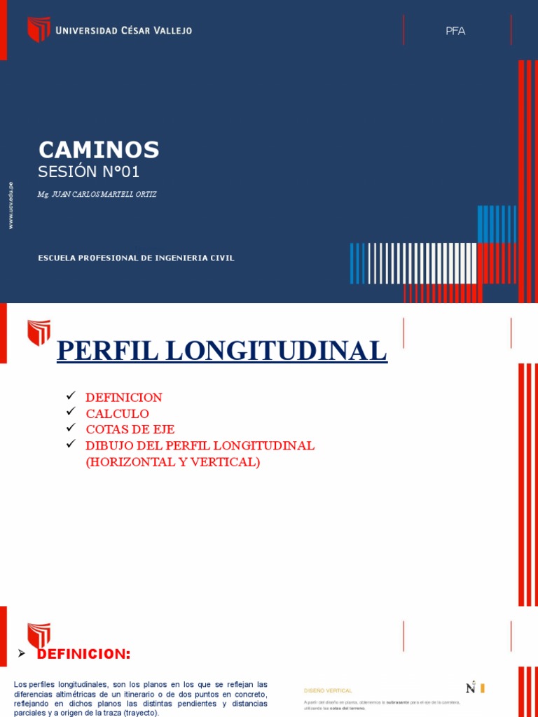 Perfil Longitudinal | PDF | Topografía | Geometría
